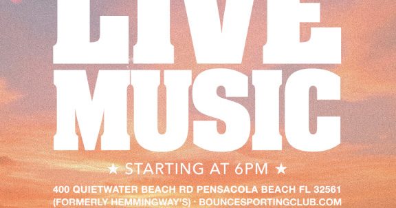 Live Music at Bounce Beach | Visit Pensacola