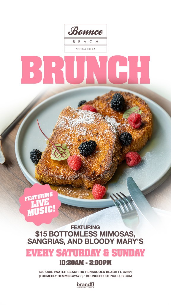 Brunch at Bounce Beach | Visit Pensacola
