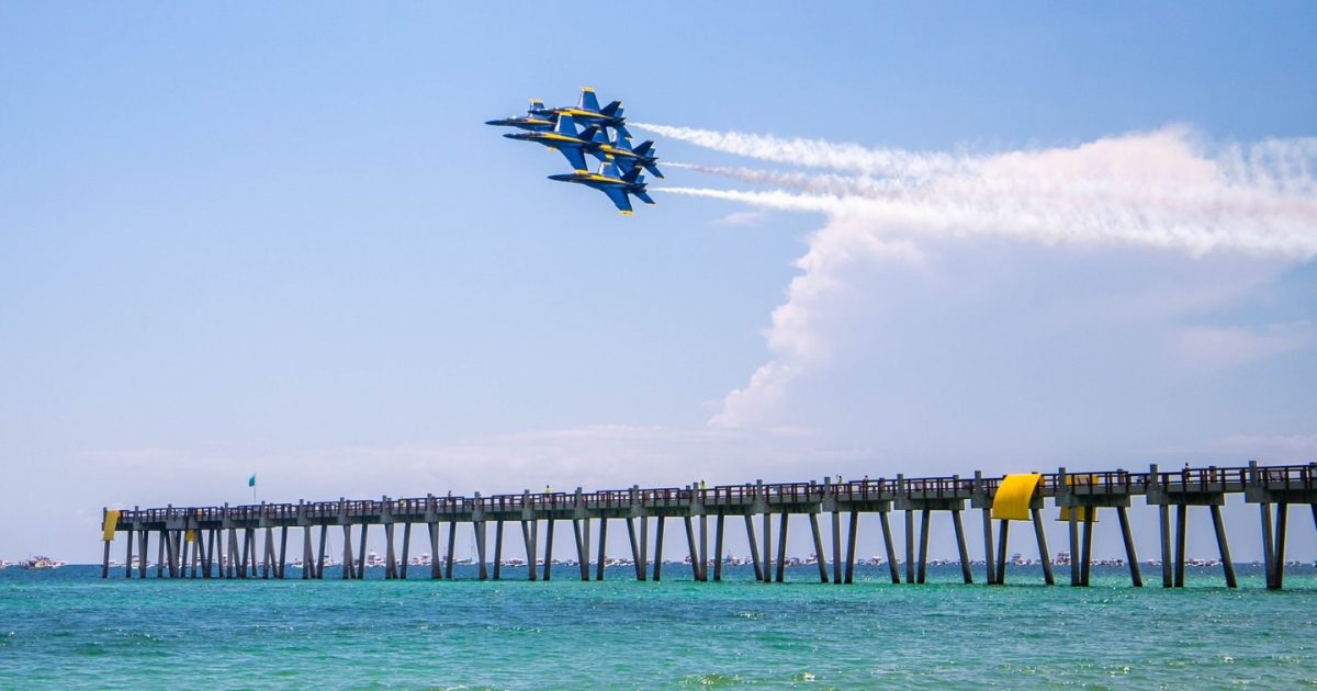Pensacola Beach Air Show featuring the US Navy Blue Angels | Visit ...